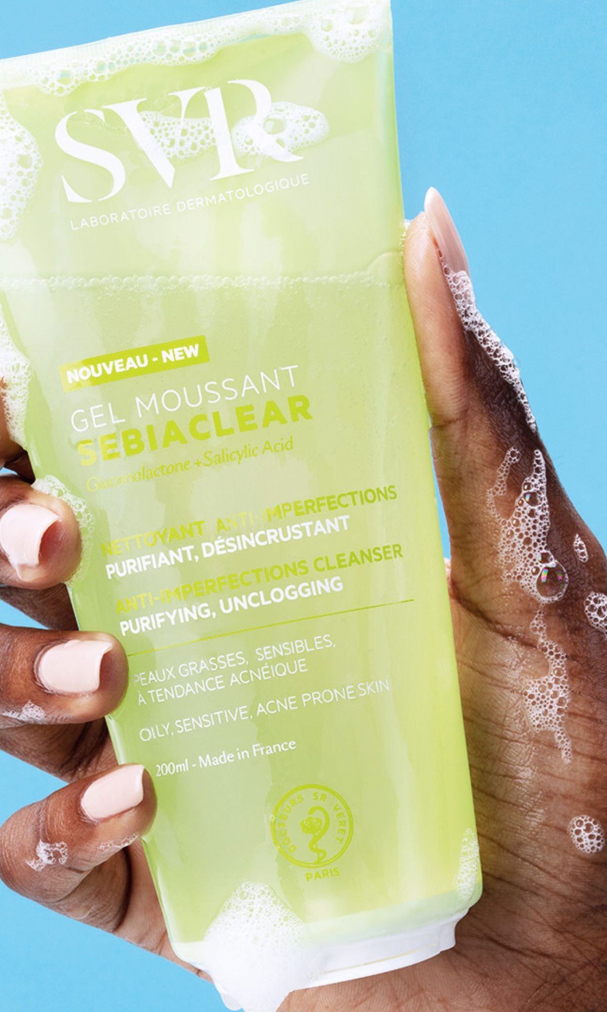 SEBIACLEAR Gel Moussant - Purification efficace pour peaux à tendance ...